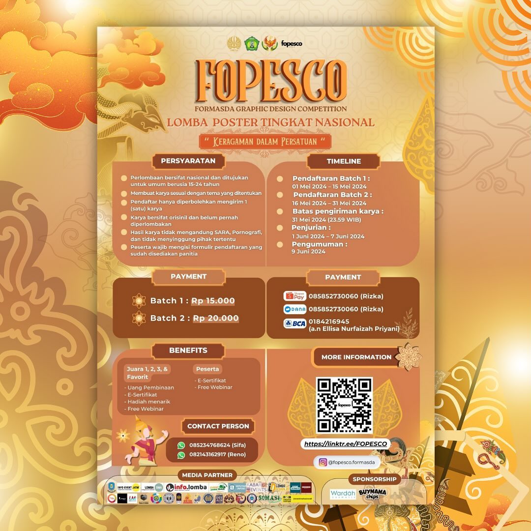 Lomba Poster Tingkat Nasional untuk Umum - FORMASDA 2024 - LombaHub.com